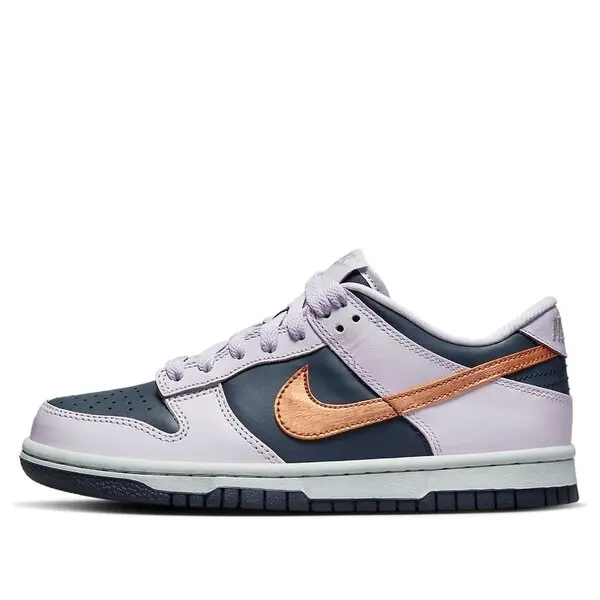 Nike Dunk Low Se "copper Swoosh" Casual Lace-up Sneakers