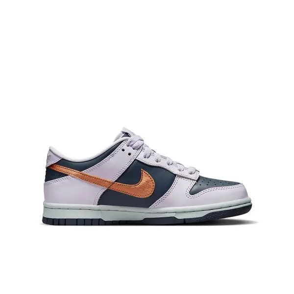 Nike Dunk Low Se "copper Swoosh" Casual Lace-up Sneakers