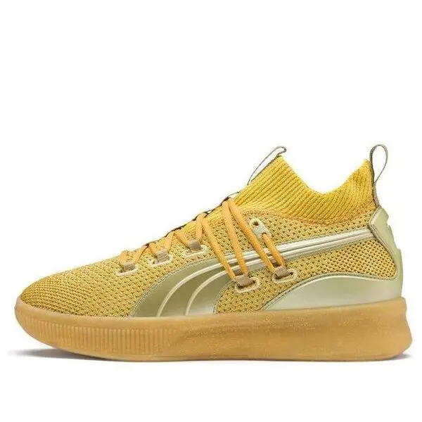 PUMA Clyde Court Title Run Sneakers - Yellow