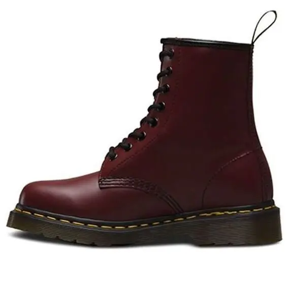 Dr. Martens 1460 Smooth Leather Lace Up Boots - Brown