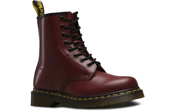 Dr. Martens 1460 Smooth Leather Lace Up Boots - Brown