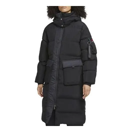JORDAN Down Parka Coat - Black