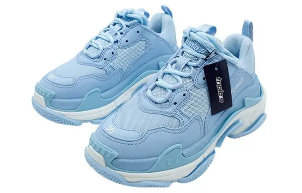 Balenciaga Triple S Sneaker - Light Blue