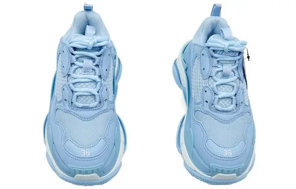 Balenciaga Triple S Sneaker - Light Blue