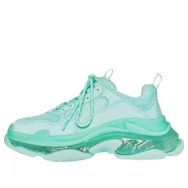 Balenciaga Triple S Sneaker Clear Sole - Mint
