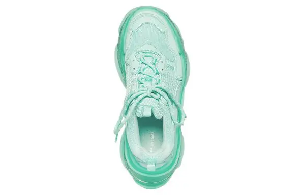 Balenciaga Triple S Sneaker Clear Sole - Mint
