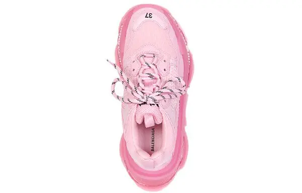 Balenciaga Triple S Clear Sole Sneakers - Pink