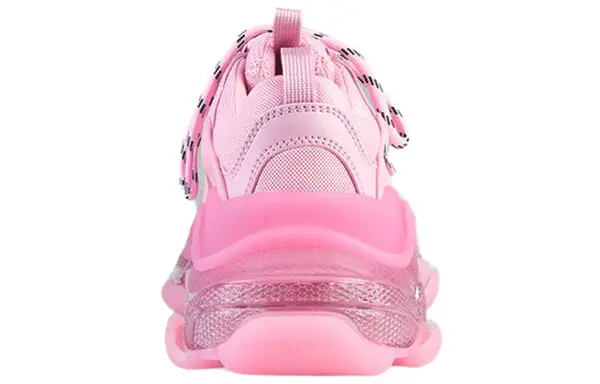 Balenciaga Triple S Clear Sole Sneakers - Pink