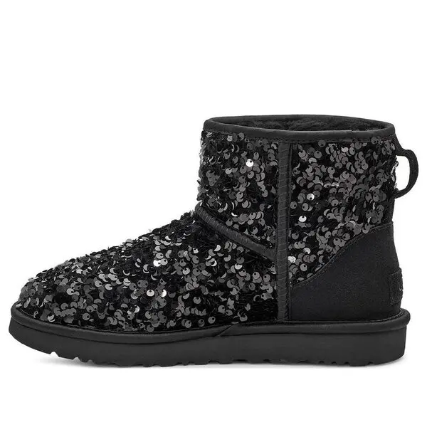UGG Sequin Embellished Boots - Black