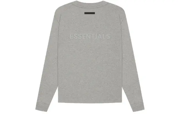 Fear Of God Ss21 Long Sleeve Tee Dark Heather Oatmeal - Default Colorway