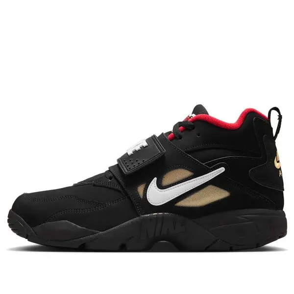 Nike Diamond Turf Proto '92 High Top Sneakers - Black/white/fire Red