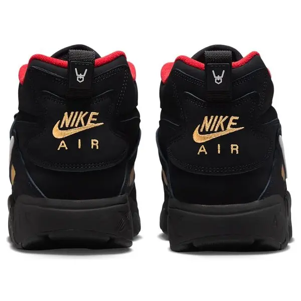 Nike Diamond Turf Proto '92 High Top Sneakers - Black/white/fire Red