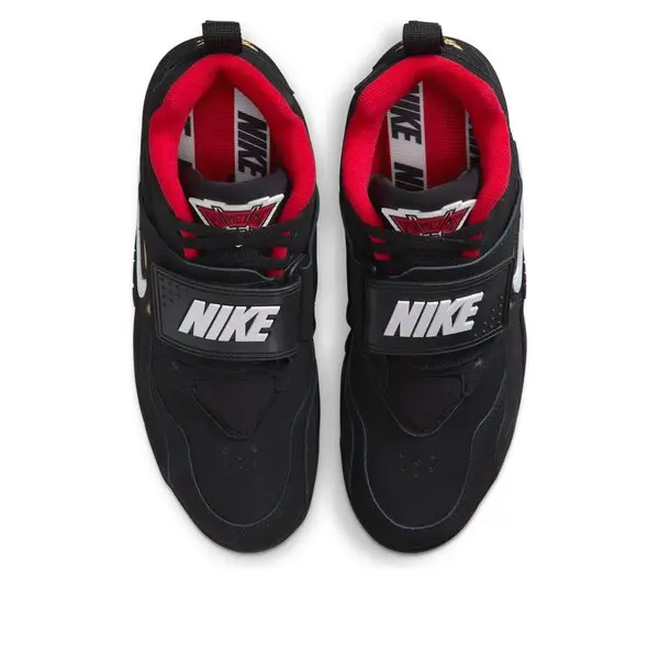Nike Diamond Turf Proto '92 High Top Sneakers - Black/white/fire Red