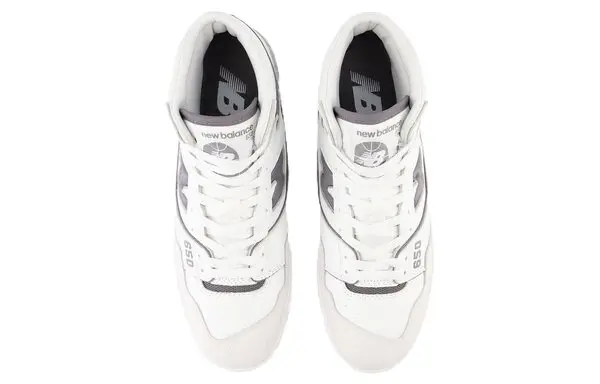 NEW BALANCE 650r High Top Sneakers - White/gray