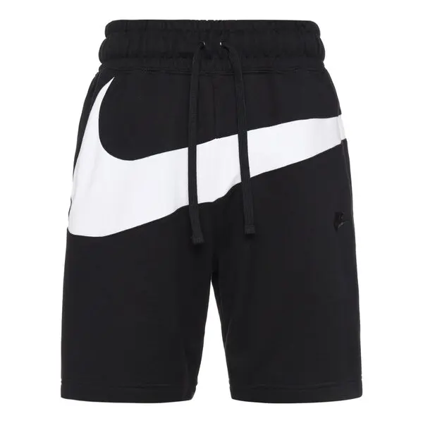 Nike Big Swoosh French Terry Shorts - Black