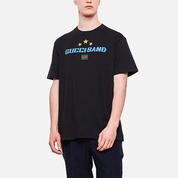 Gucci Short-sleeve Embroidered T-shirt