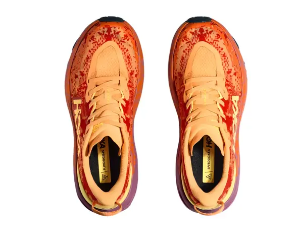 Hoka One One Speedgoat Athletic Sneakers - Red/orange