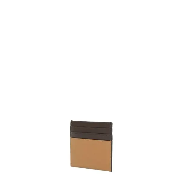 Fendi Ss26 Ff Diamonds Card Case - Brown