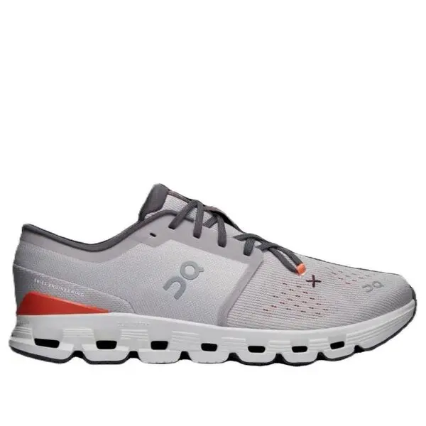 On Cloud X 4 Athletic Sneakers - Silver/flame