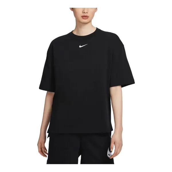 Nike Swoosh Oversized T-shirt - Black/white