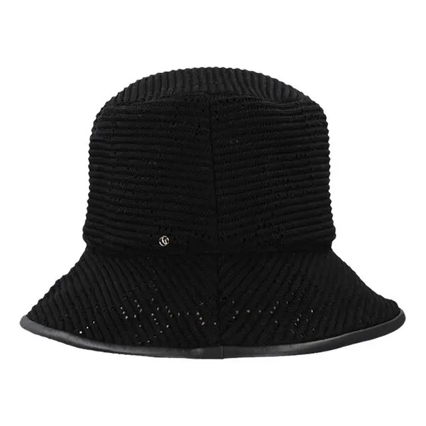 Gucci Cable Knit Bucket Hat - Black