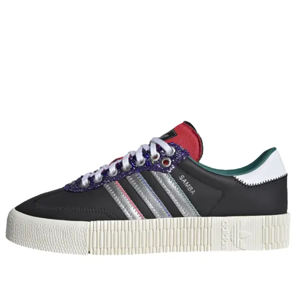 Adidas Sambarose Sneakers With Metallic Accents - Black