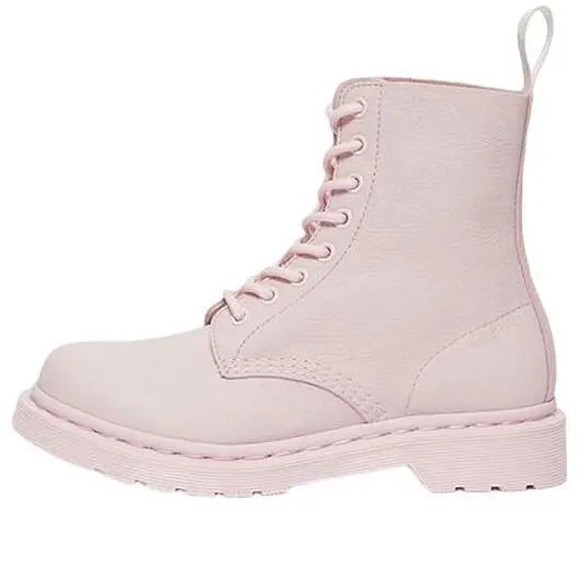 Dr. Martens Pascal Mono Lace Up Boots - Pink