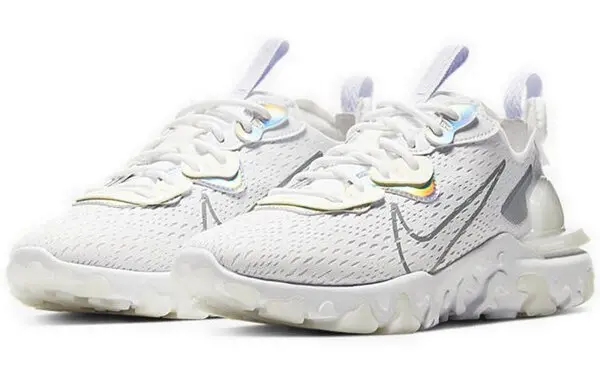 Nike React Vision 'white Iridescent' Sneakers - White/particle Grey