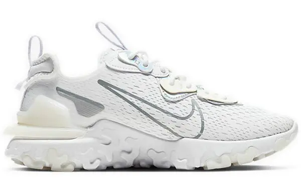 Nike React Vision 'white Iridescent' Sneakers - White/particle Grey