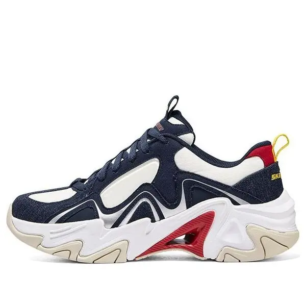 Sketchers Stamina V3 Athletic Sneakers - Navy/white/red