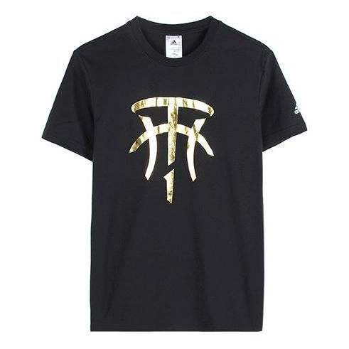 Adidas T-mac Logo Mcgrady Basketball T - Black