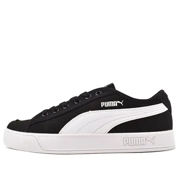 PUMA Smash V2 Vulc Cv Low Top Sneakers - Black