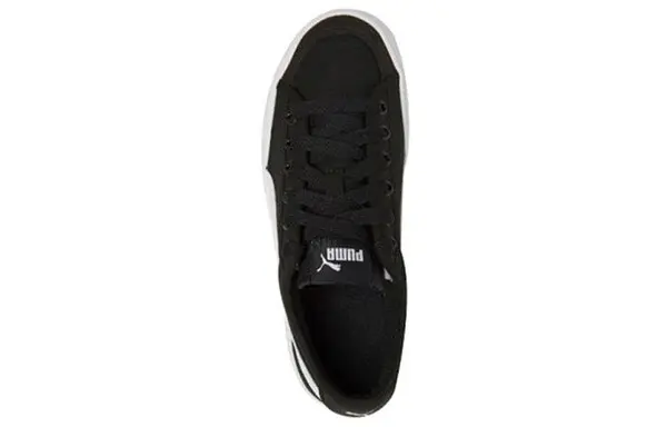 PUMA Smash V2 Vulc Cv Low Top Sneakers - Black