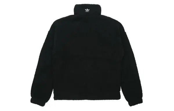 Adidas Originals Lambswool Jacket With Large Logo Pattern