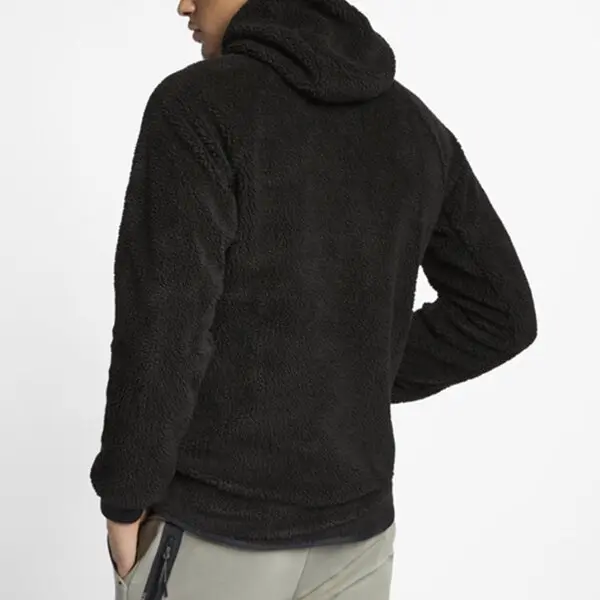 Nike Embroidered Logo Fleece Hooded Jacket