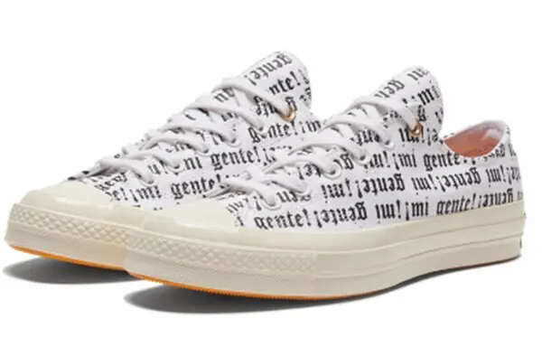 CONVERSE Chuck Taylor All Star 1970s Low Top Sneakers - White/black/orange