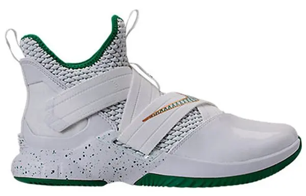 Nike Lebron Soldier Svsm Home High Top Sneakers - White/green