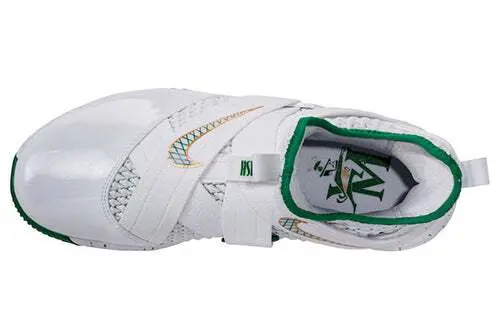 Nike Lebron Soldier Svsm Home High Top Sneakers - White/green
