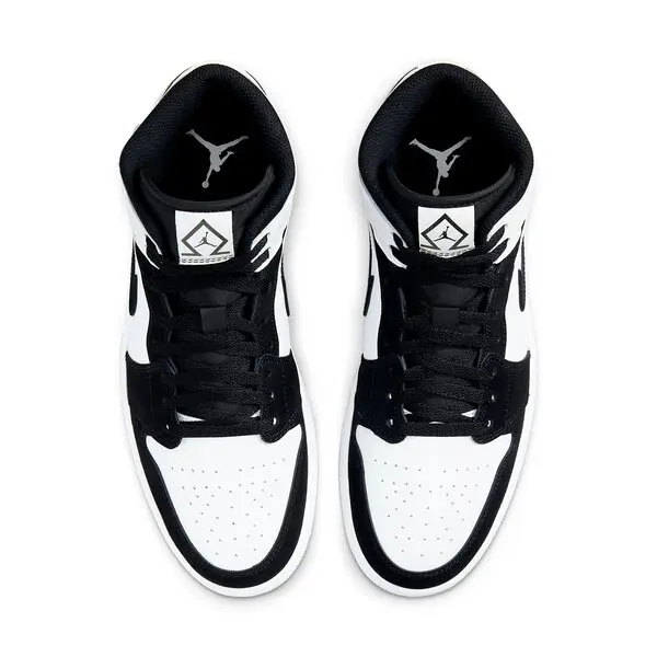 JORDAN 1 Mid Se "diamond - White/black