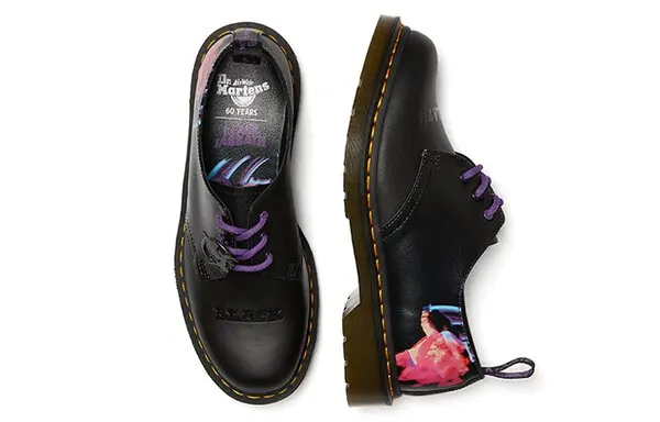 Dr. Martens Sabbath X 1461 Crossover Leather Printed Boots