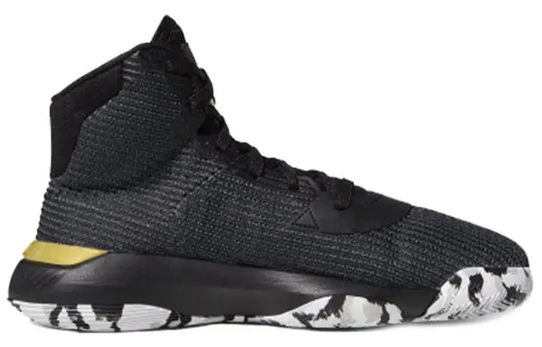 Adidas Pro Bounce 2019 Gca High Top Sneakers - Cblack/ftwwht/grefou