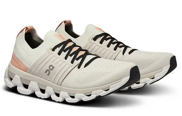 On Cloudswift 3 Athletic Sneakers - Ivory/rose