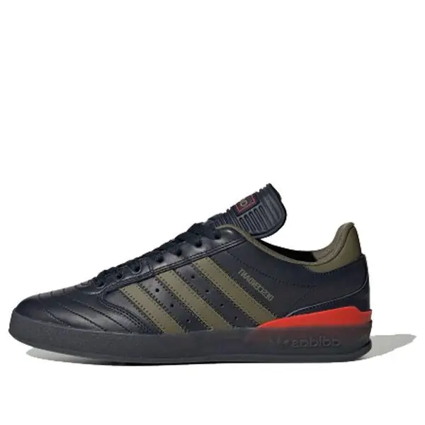 Adidas Descendant X Crustar 'olive Stripes - Black/red