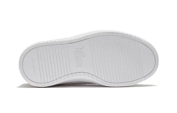 PUMA Leather Lace Up Sneakers With Hook-and-loop Closure
