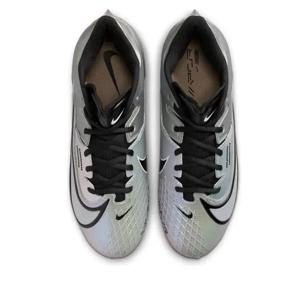 Nike Vapor Edge Elite 360 2 Athletic Cleats - Silver/grey