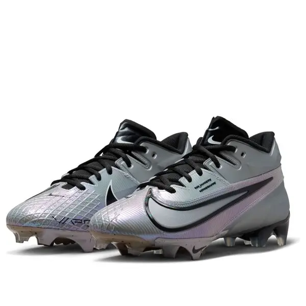 Nike Vapor Edge Elite 360 2 Athletic Cleats - Silver/grey