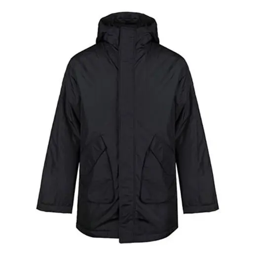 Adidas Field Parka Hooded Jacket - Black