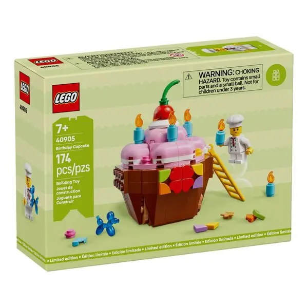 Lego Birthday Cupcake - Multi-color