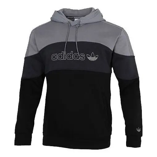 Adidas Originals Colorblock Hoodie - Grayblack