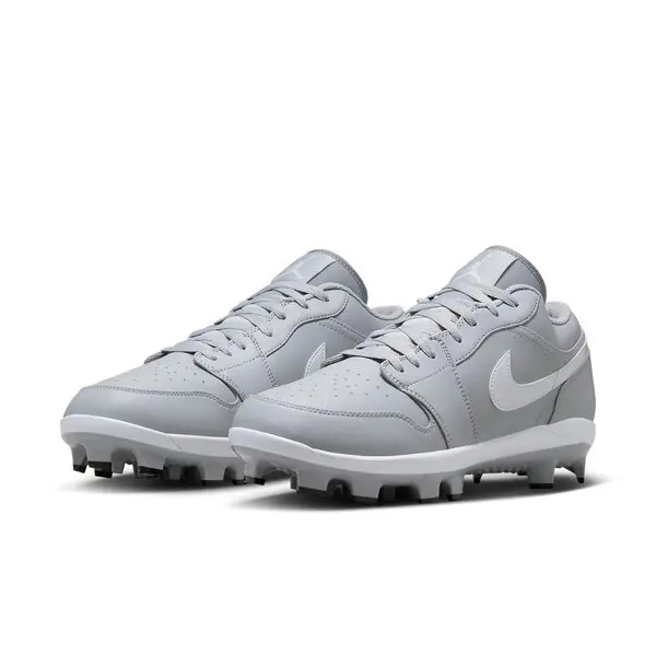 JORDAN 1 Retro Mcs Low Baseball Cleats - Grey